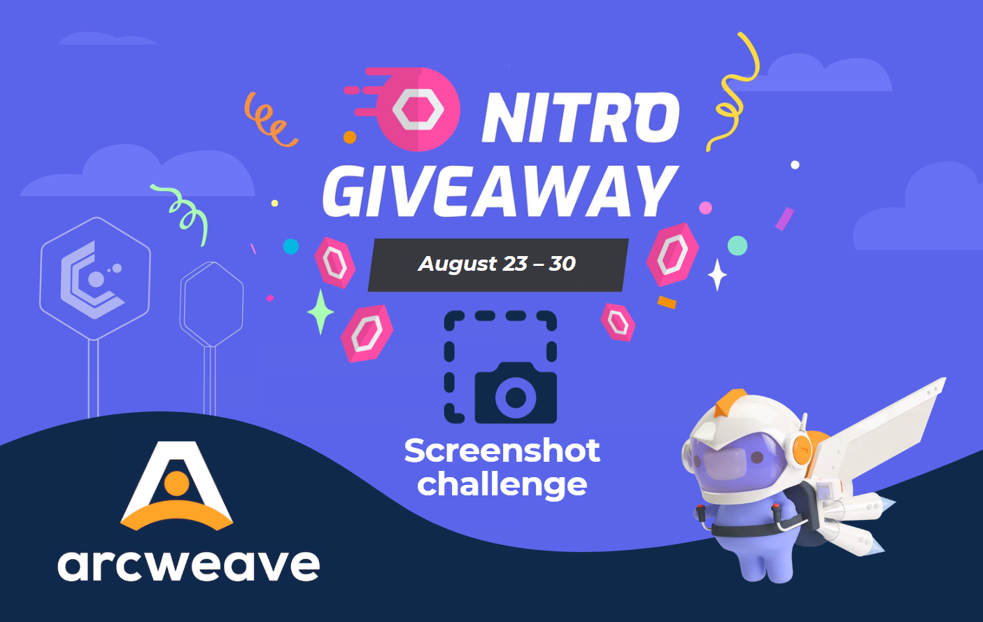 Arcweave makes weekly Discord Nitro giveaways a server mainstay